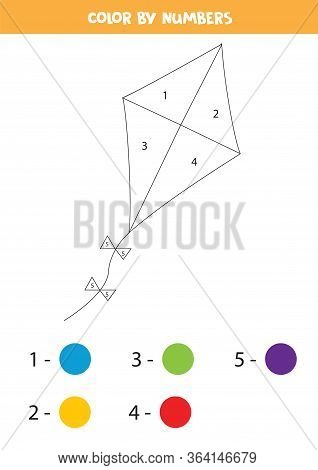 Color Toy Kite By Vector & Photo (Free Trial) | Bigstock