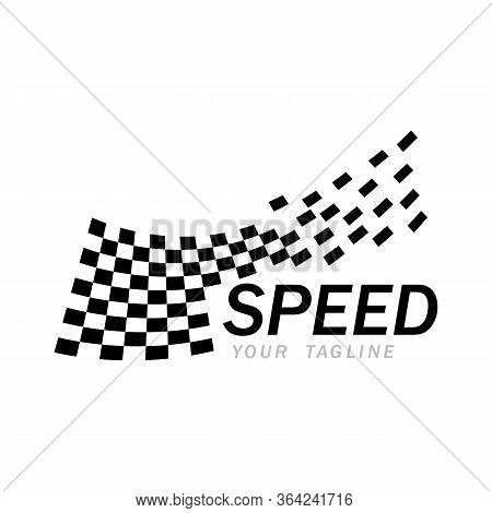 Speed Flag Logo Vector & Photo (Free Trial) | Bigstock