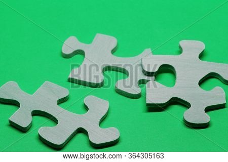 Three Puzzle Pieces Image & Photo (Free Trial) | Bigstock