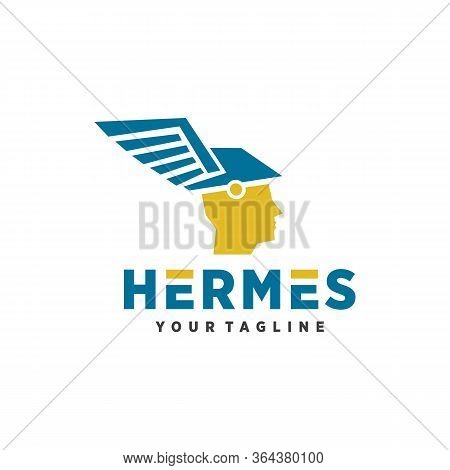 Hermes Logo Abstract Vector & Photo (Free Trial) | Bigstock