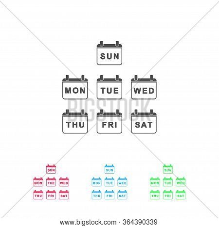 Every Day Week Vector & Photo (Free Trial) | Bigstock