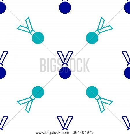 Blue Medal Icon Vector & Photo (Free Trial) | Bigstock