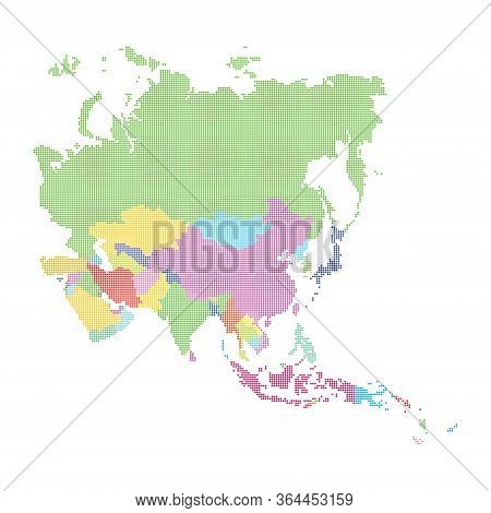 Asia Map Made Vector & Photo (Free Trial) | Bigstock