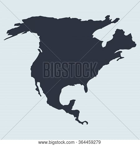 North America Map Vector & Photo (Free Trial) | Bigstock