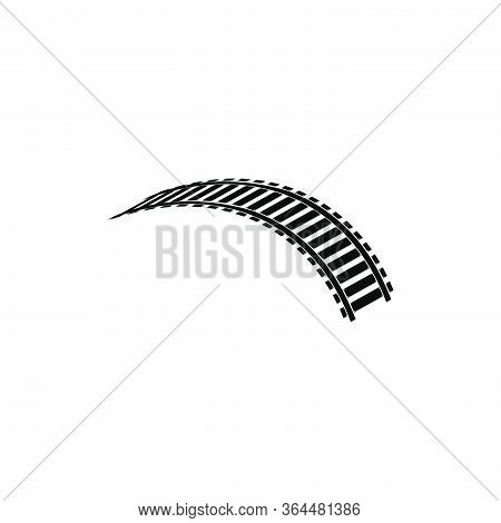 Rail Vector Graphic Vector & Photo (Free Trial) | Bigstock