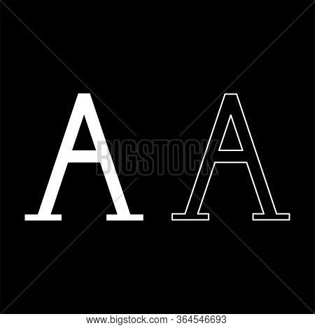 Greek Alpha Symbol Vector