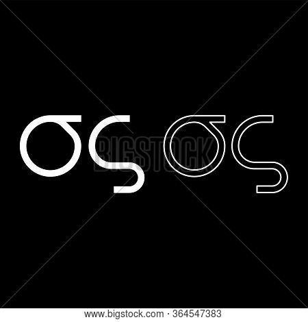Sigma Greek Symbol Vector & Photo (Free Trial) | Bigstock