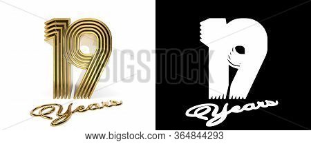 Number 19 (number Image & Photo (Free Trial) | Bigstock