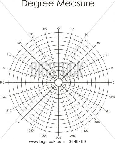 Degree Measure Vector & Photo (Free Trial) | Bigstock