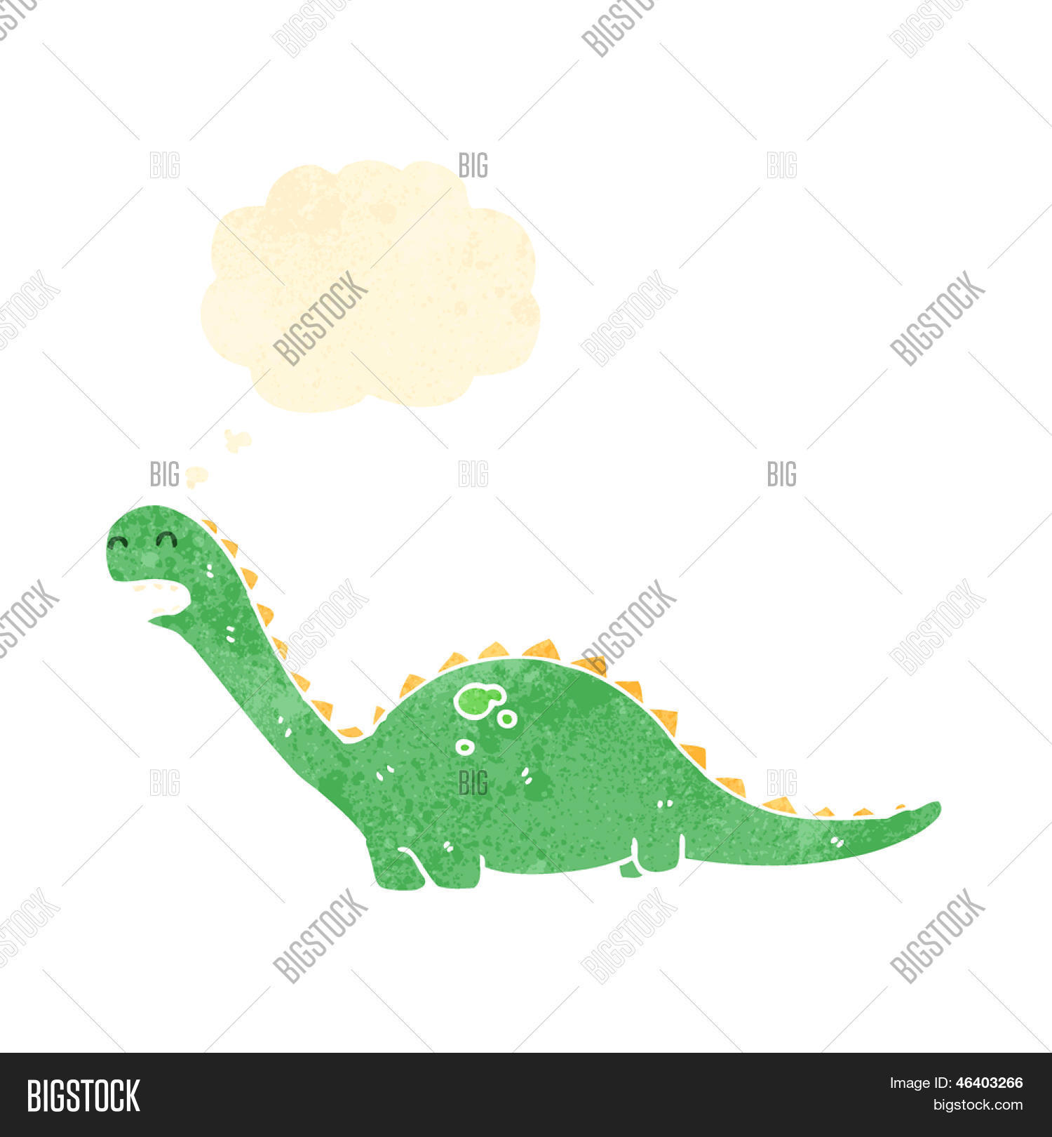 Friendly Dinosaur Vector & Photo (Free Trial) | Bigstock