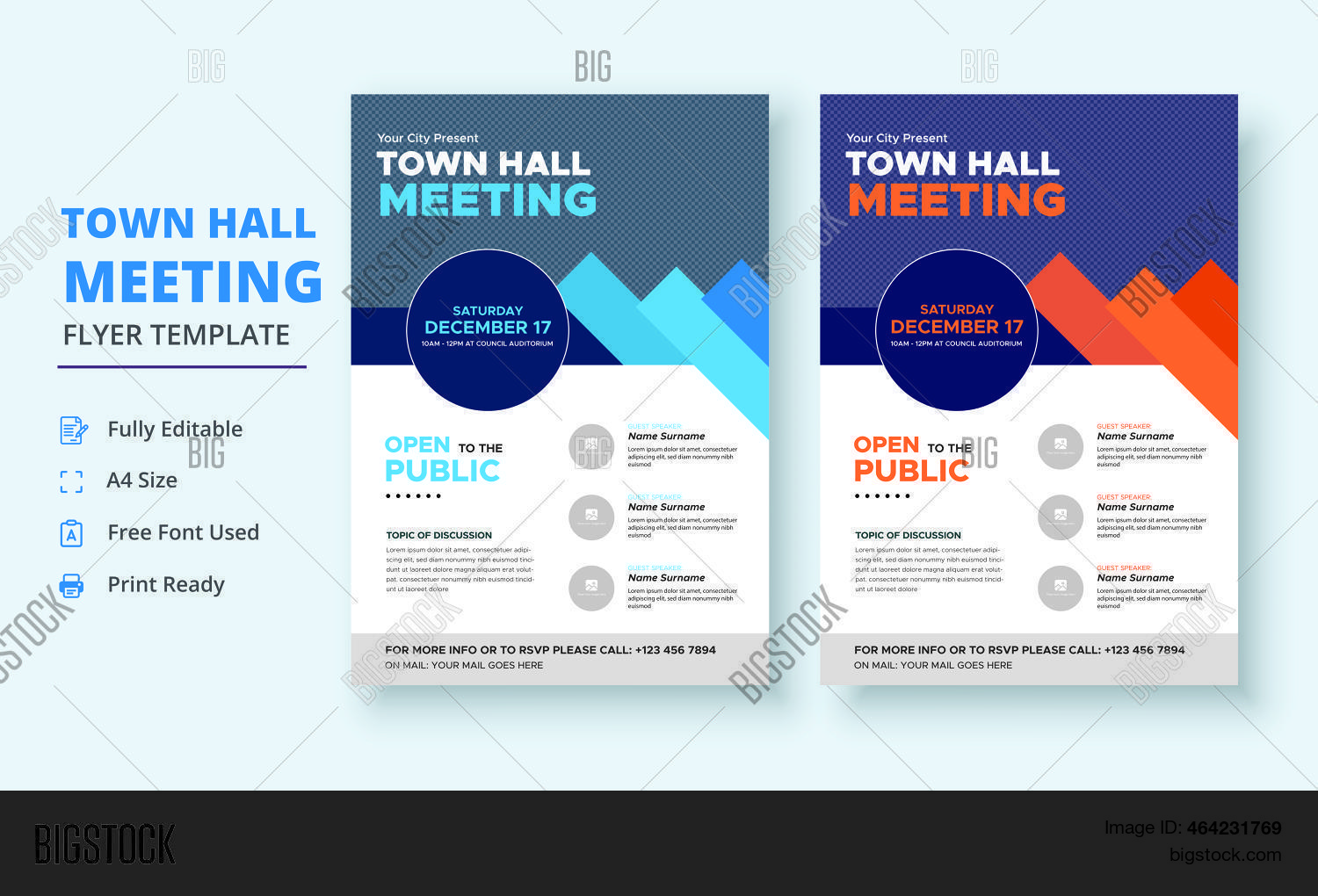 Town Hall Meeting Vector & Photo (Free Trial) | Bigstock