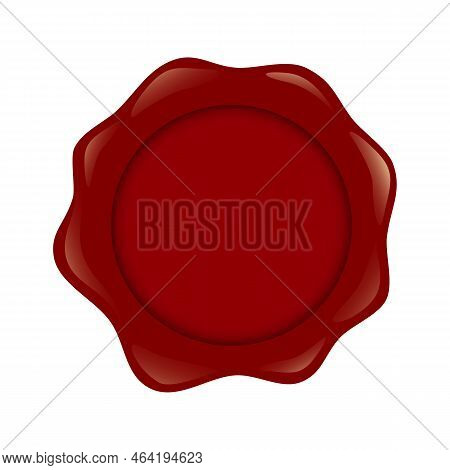 Red Wax Stamp Vector & Photo (Free Trial) | Bigstock