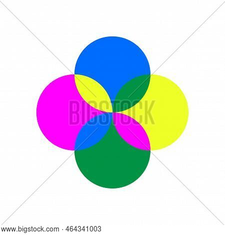 Colored Intersecting Vector & Photo (Free Trial) | Bigstock