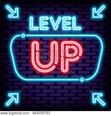 Level Neon Sign Vector & Photo (Free Trial) | Bigstock