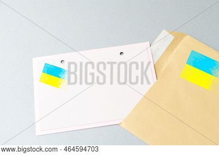 Ukraine Flag On Craft Image & Photo (Free Trial) | Bigstock
