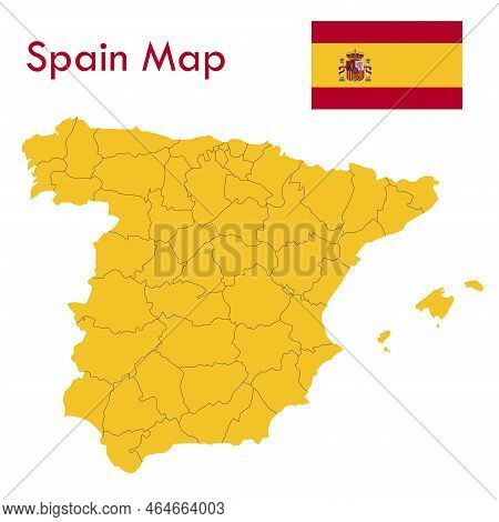 Yellow Spain Vector Vector & Photo (Free Trial) | Bigstock