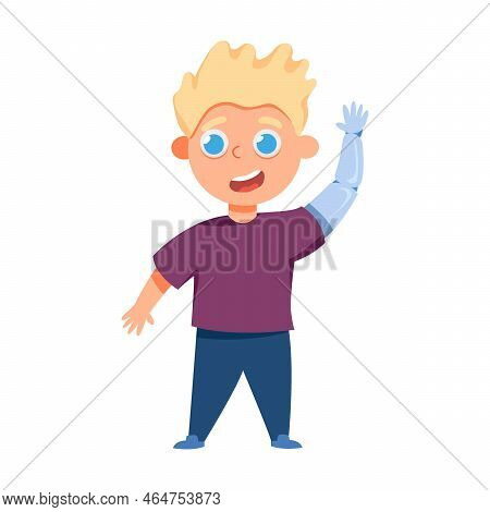 Boy Prosthetic Arm. Vector & Photo (Free Trial) | Bigstock