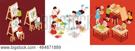 Isometric Children Vector & Photo (Free Trial) | Bigstock