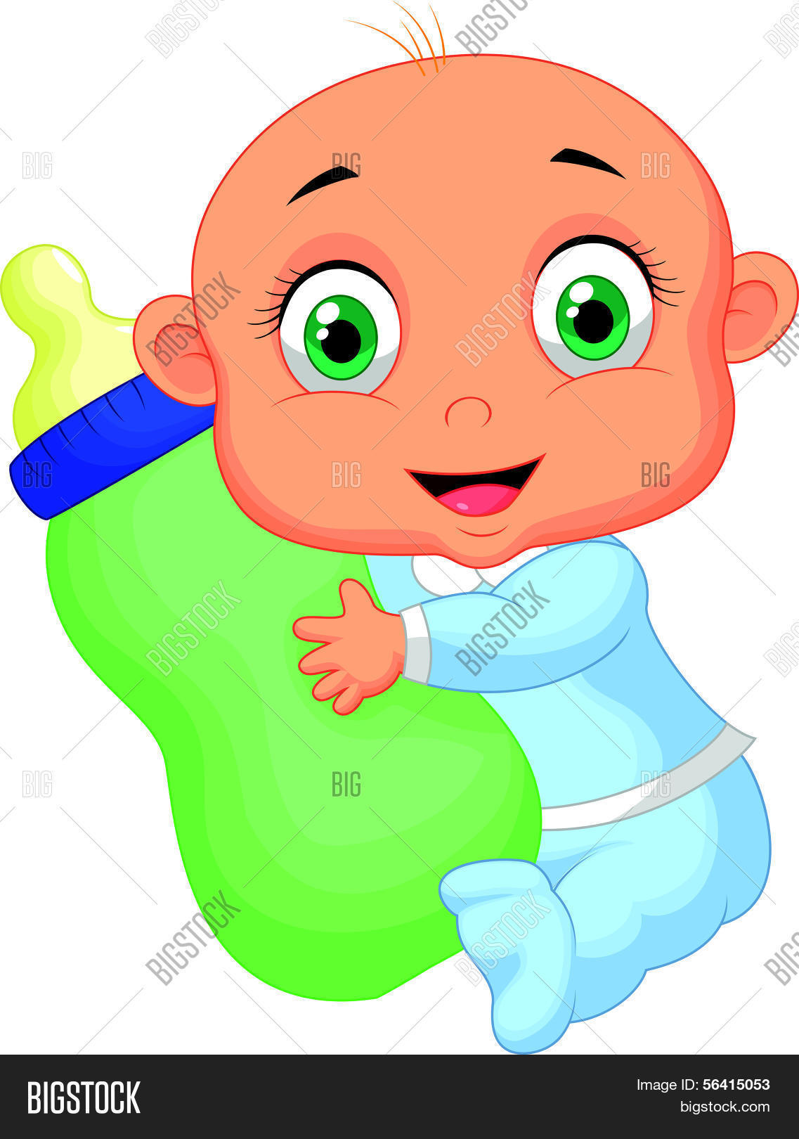 Cute Baby Boy Cartoon Vector & Photo (Free Trial) | Bigstock