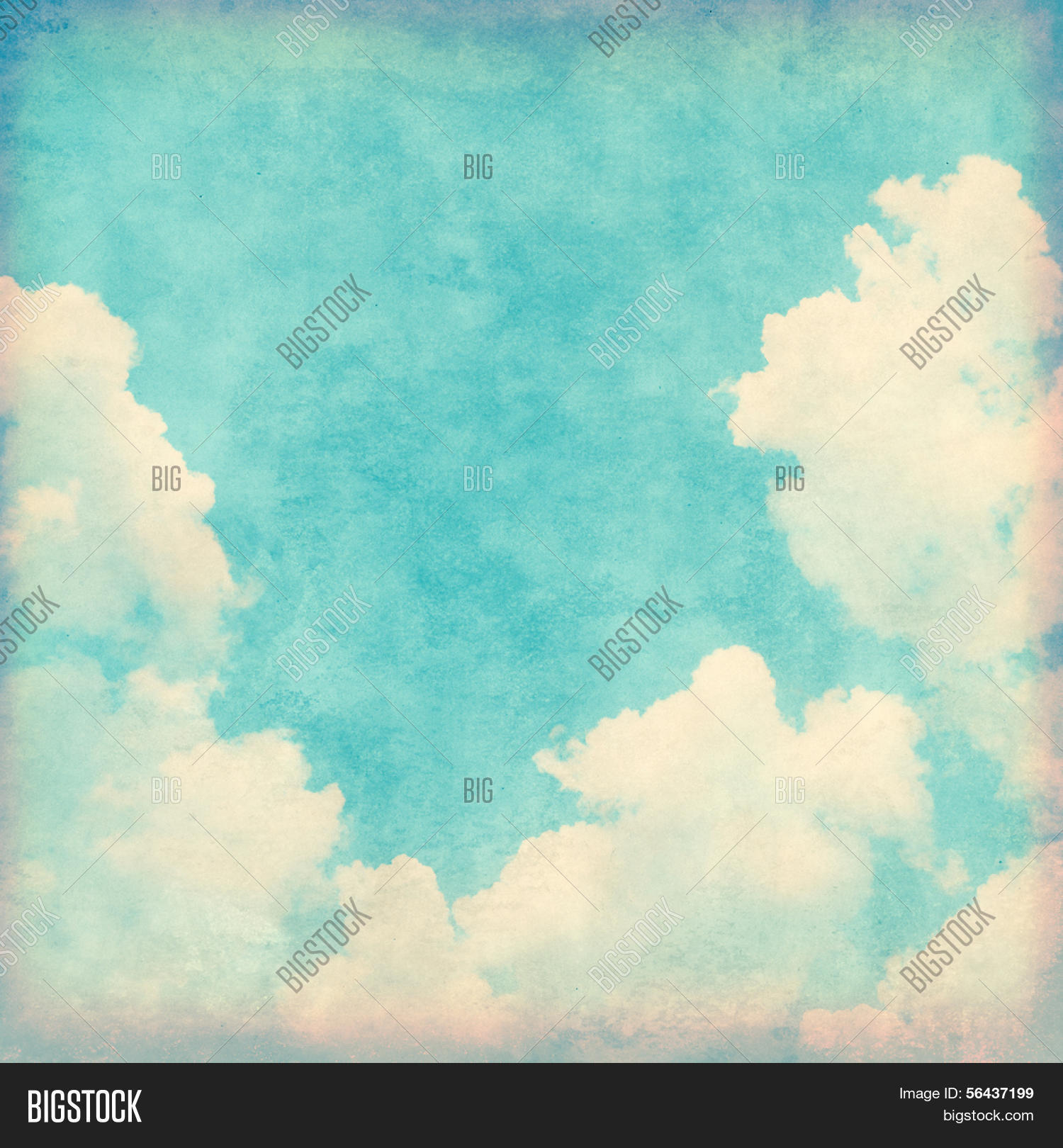 Blue Sky Clouds Grunge Image & Photo (Free Trial) | Bigstock