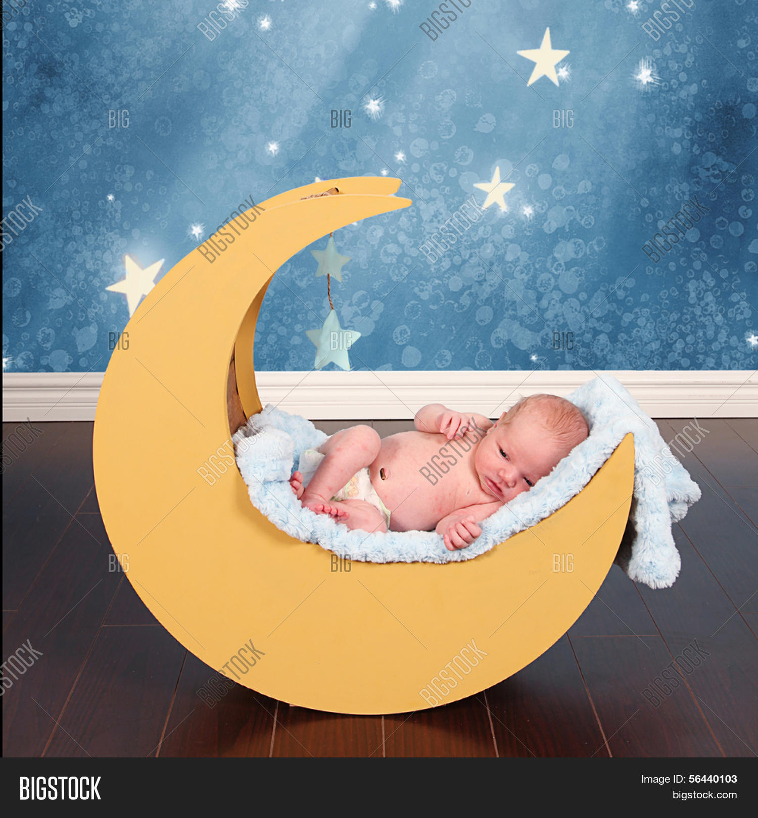 Cute Little Baby Moon Image & Photo (Free Trial) | Bigstock