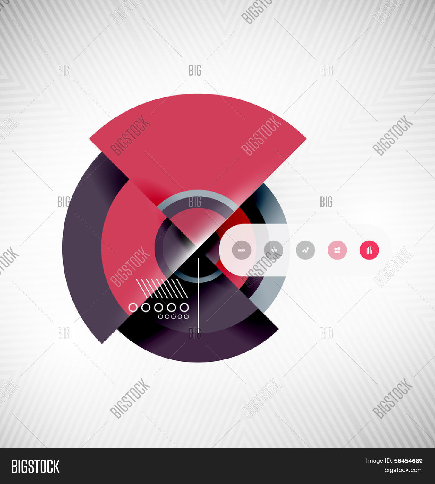 Circle Pieces Vector & Photo (Free Trial) | Bigstock