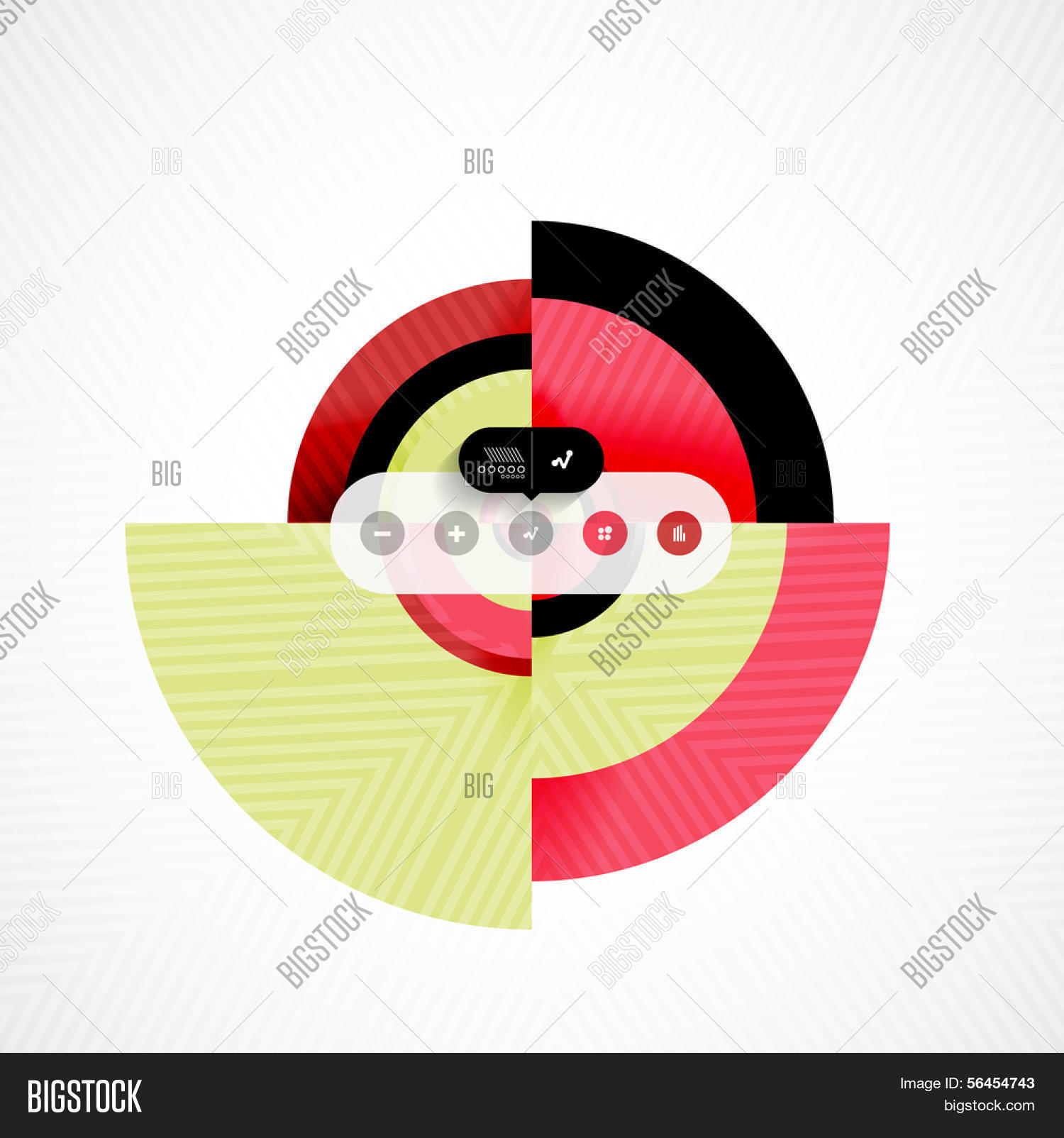 Circle Pieces Vector & Photo (Free Trial) | Bigstock