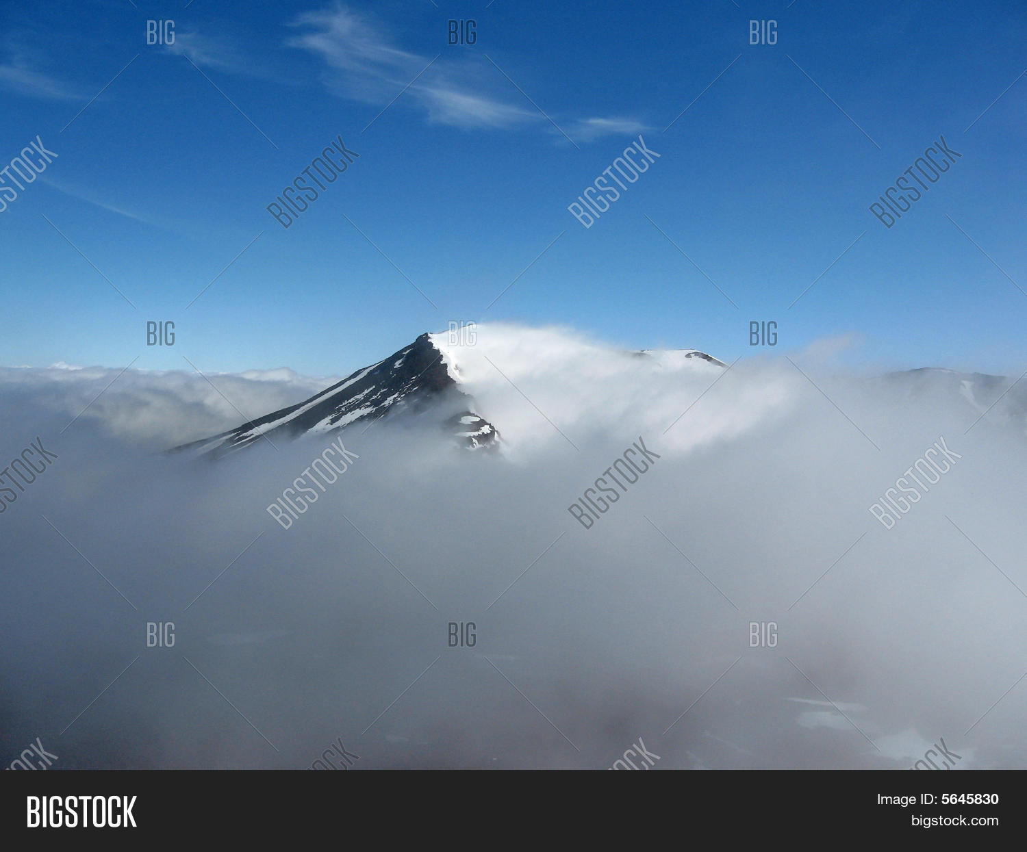 Mountain Top Snow Image & Photo (Free Trial) | Bigstock