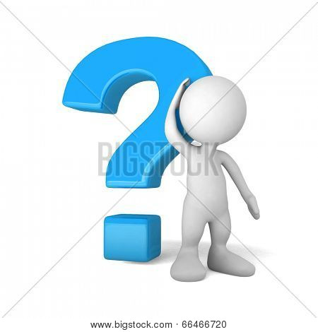 3d Human Question Mark Image & Photo (Free Trial) | Bigstock