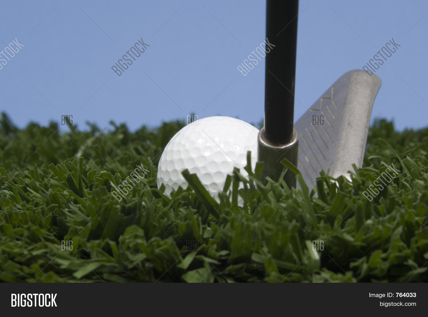Golf Ball On Grass Image & Photo (Free Trial) | Bigstock