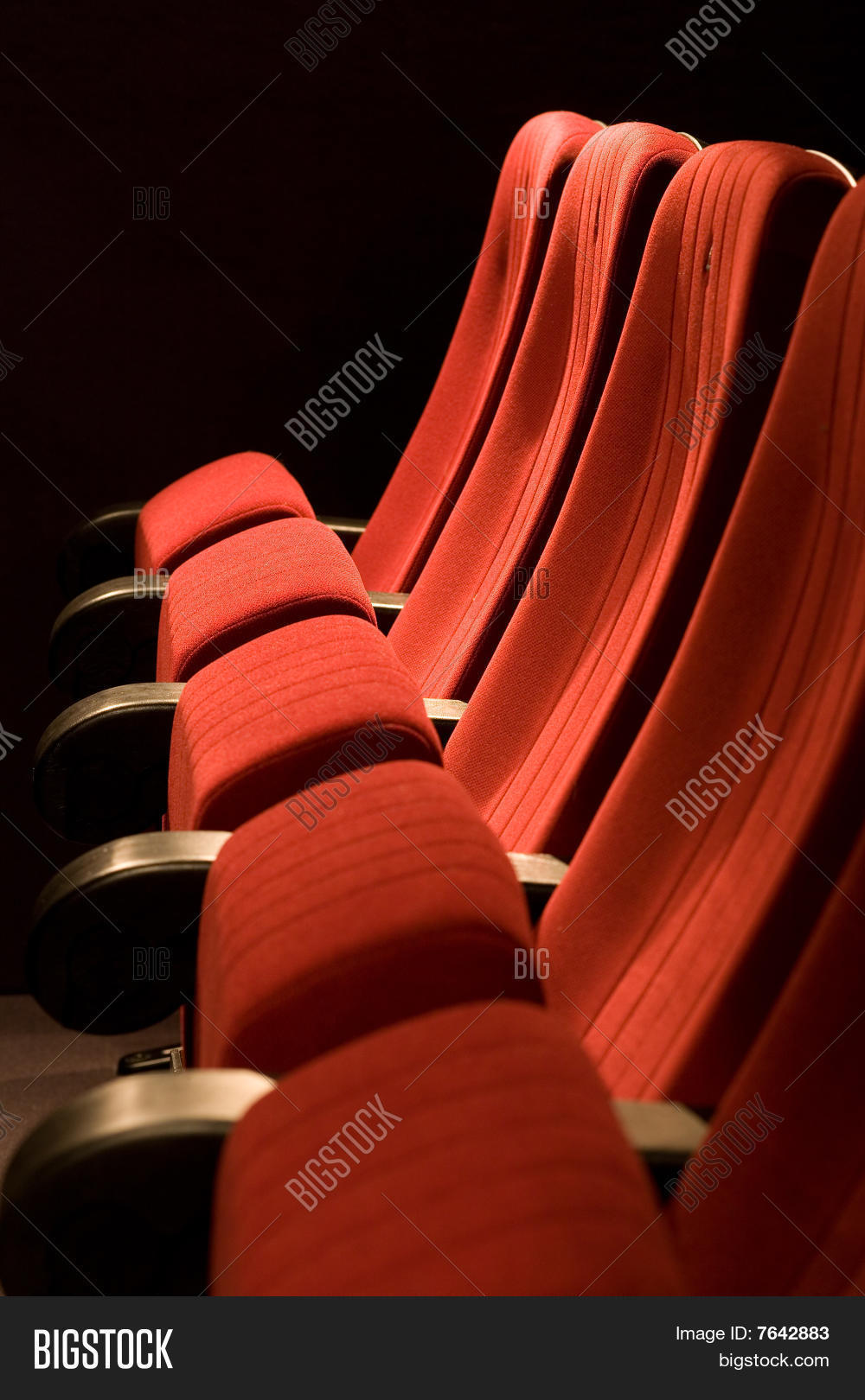Big Red Chairs Cinema Image & Photo (Free Trial) | Bigstock