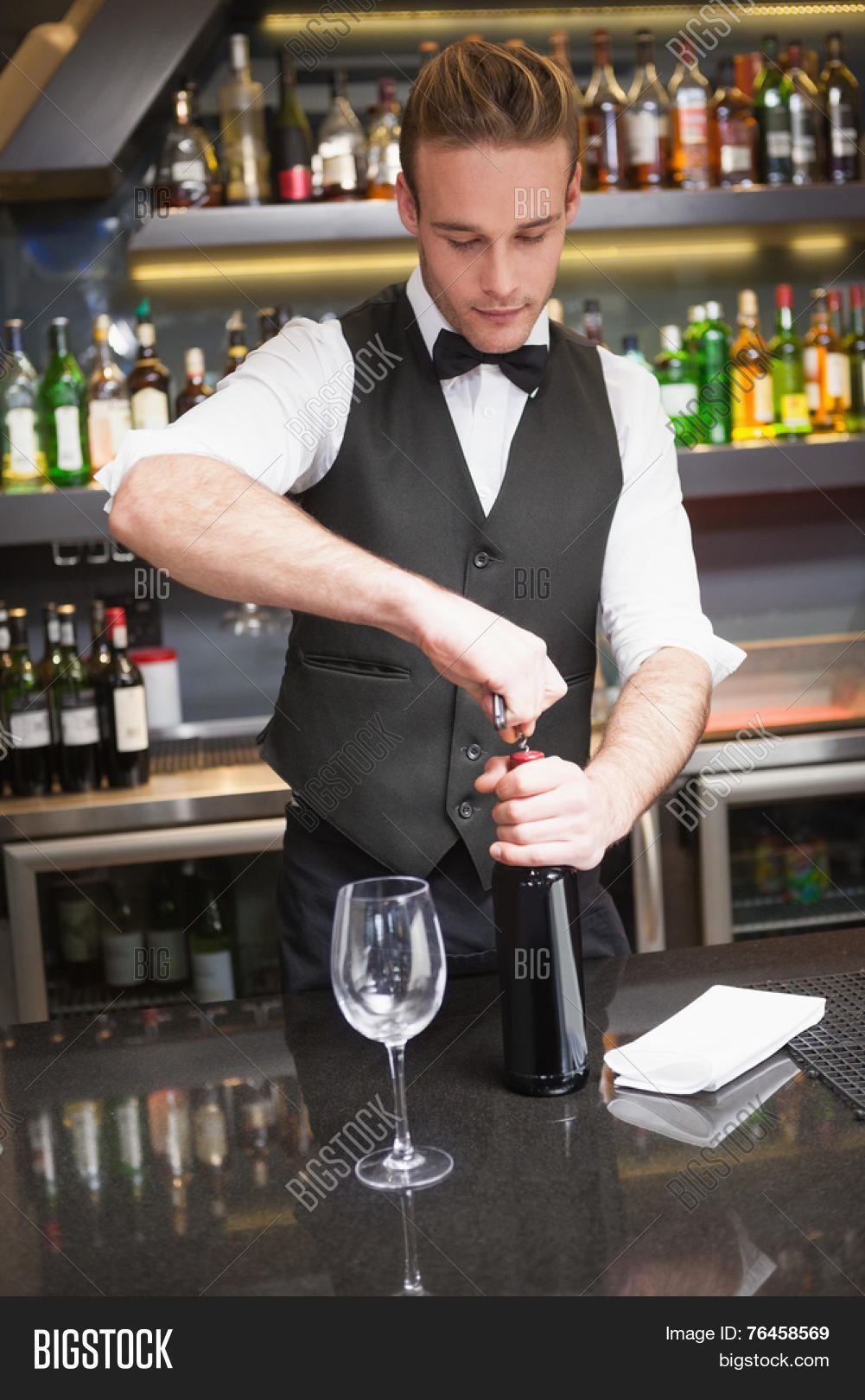 Handsome Waiter Image & Photo (Free Trial) | Bigstock
