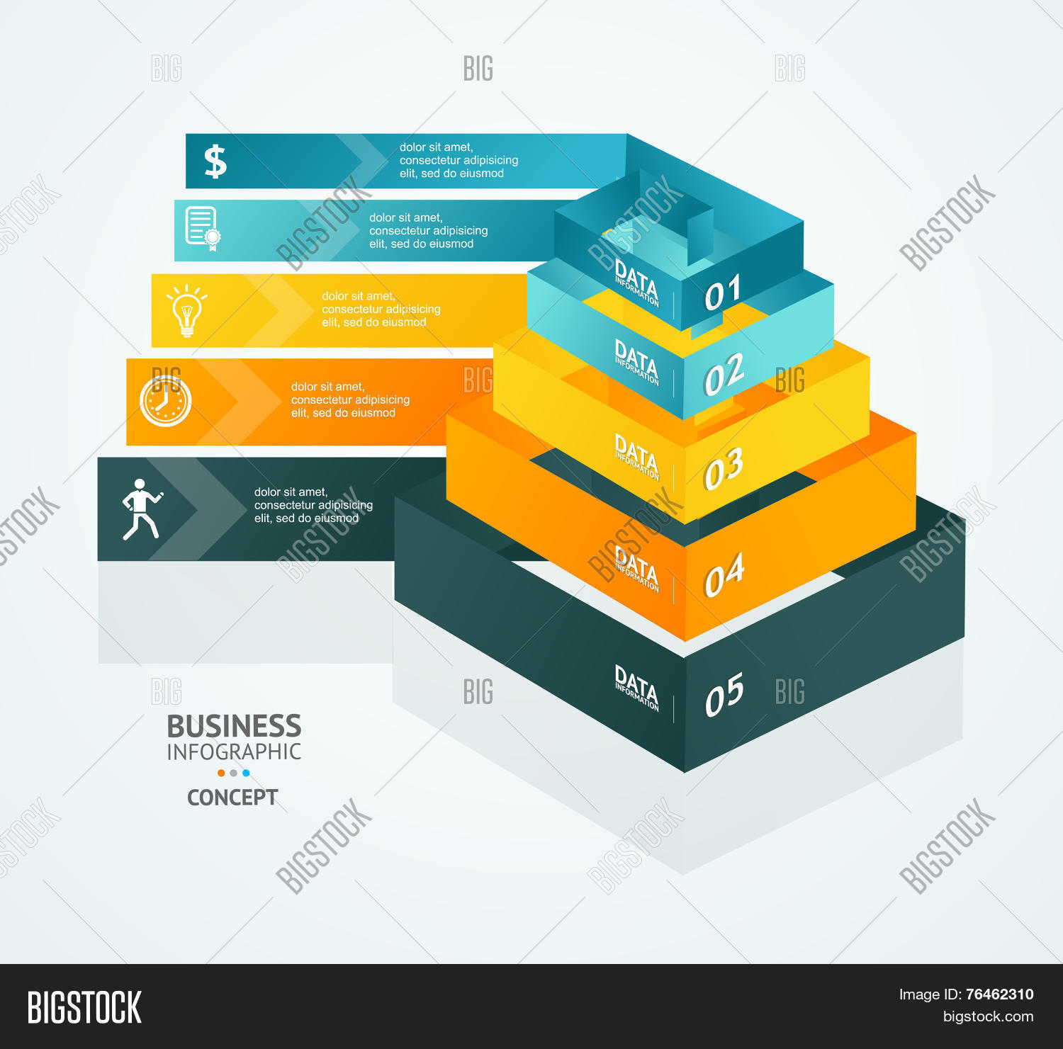 Vector Pyramid Chart Vector & Photo (Free Trial) | Bigstock