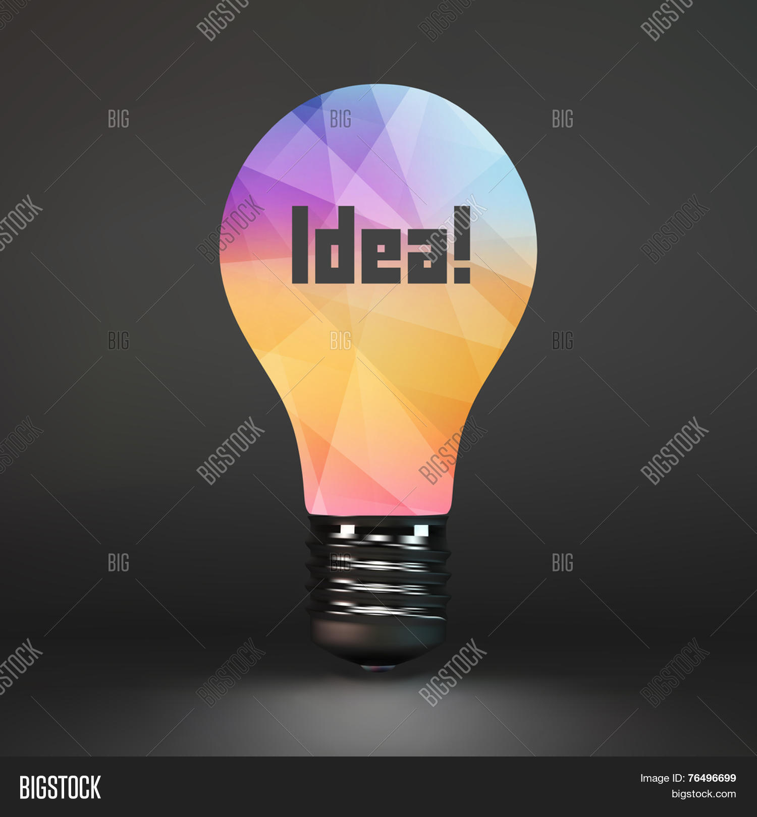 Lightbulb Idea Symbol Vector & Photo (Free Trial) | Bigstock