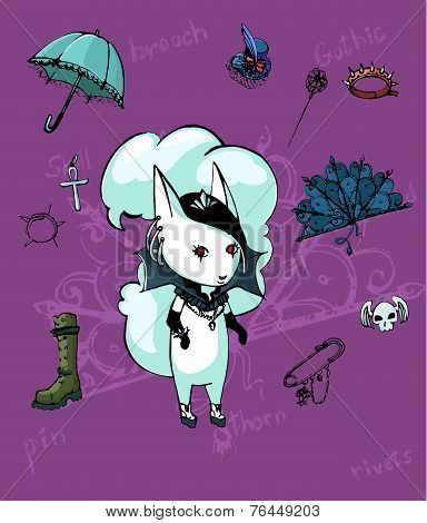 Set Objects Gothic Vector & Photo (Free Trial) | Bigstock