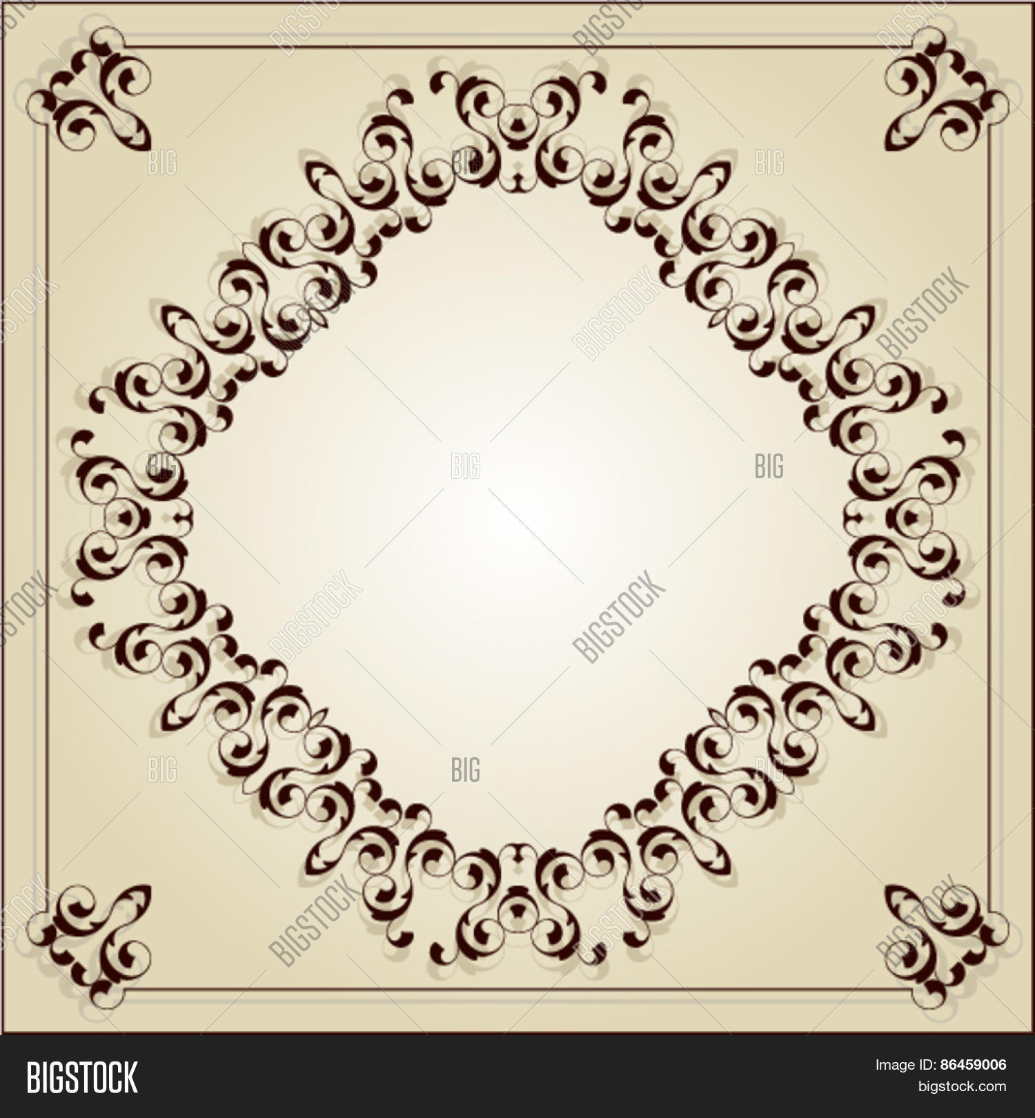 Frame Border Design Vector & Photo (Free Trial) | Bigstock