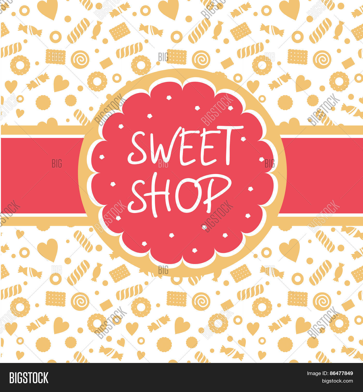 Sweet Shop. Vector Vector & Photo (Free Trial) | Bigstock