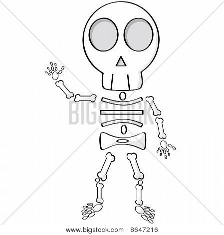 Cartoon Skeleton Vector & Photo (Free Trial) | Bigstock