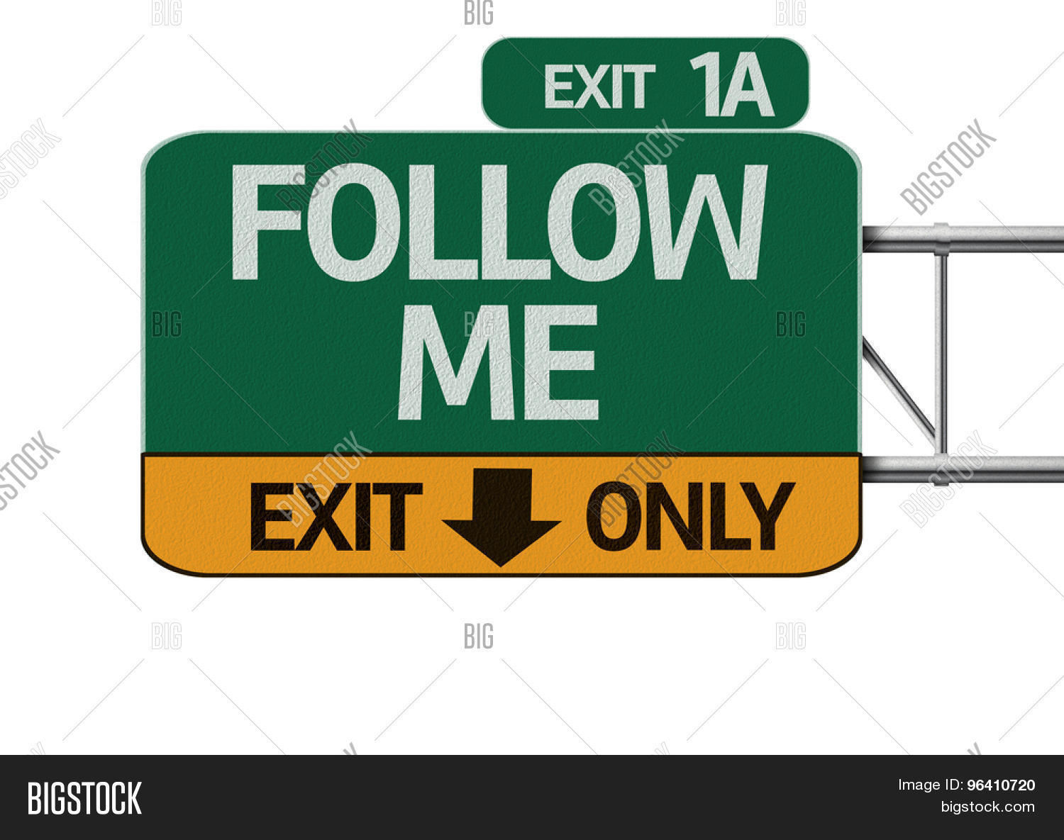 Follow Me Road Sign Image & Photo (Free Trial) | Bigstock
