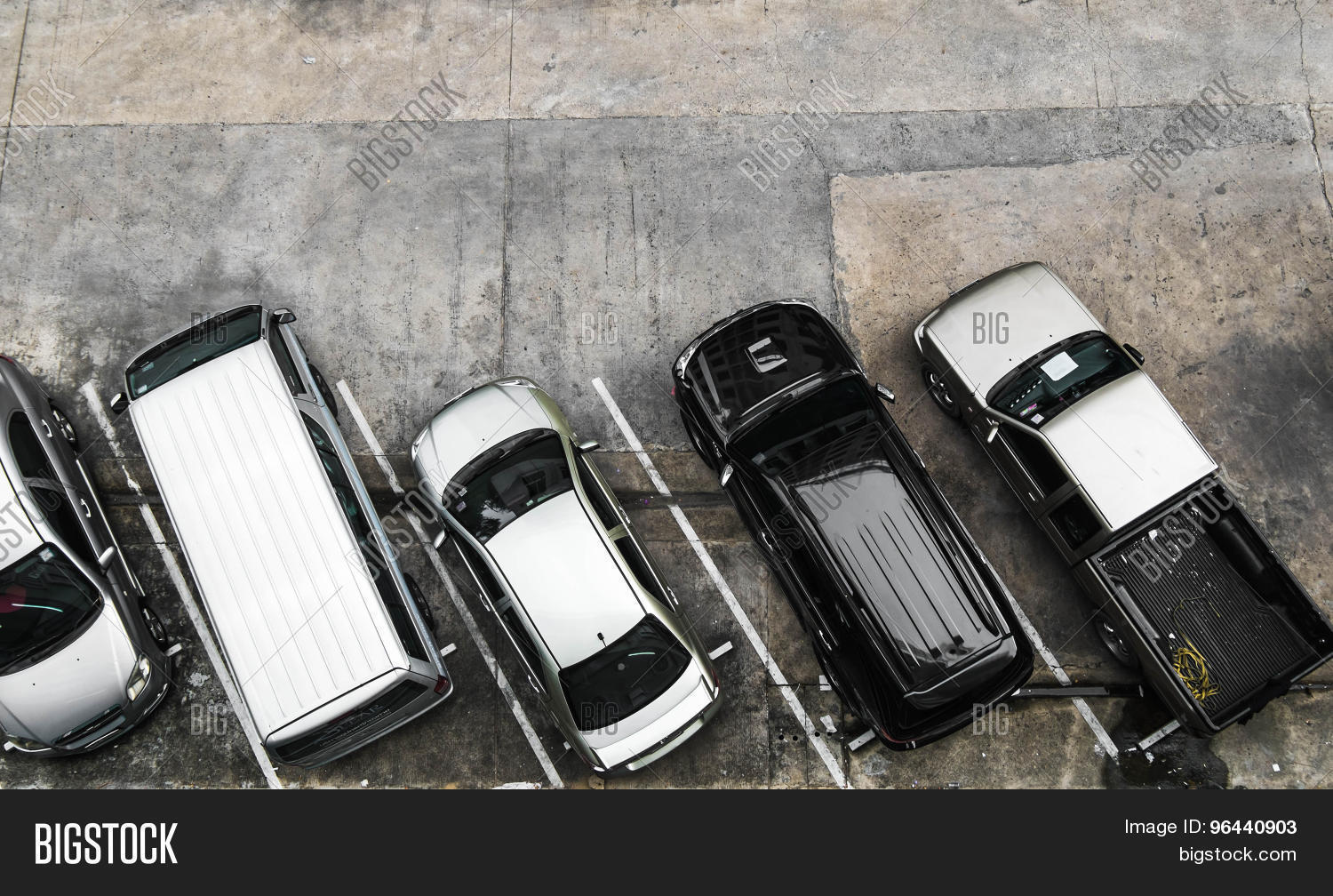 Top View Car Parking Image & Photo (Free Trial) | Bigstock
