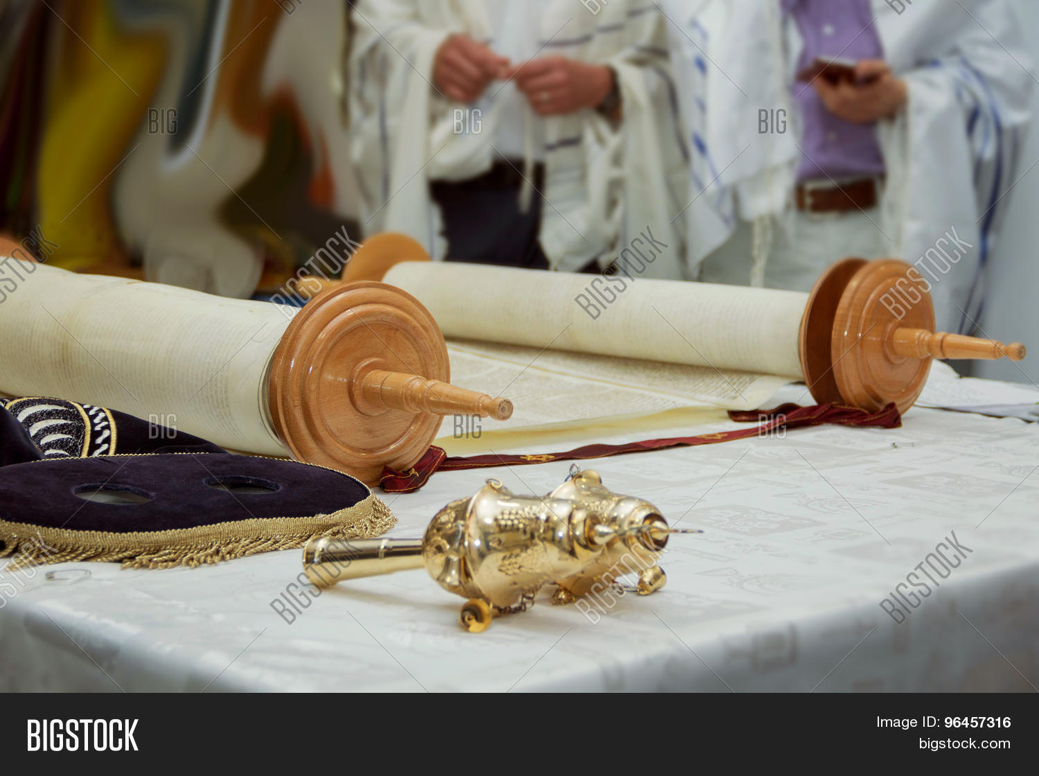 Torah Scroll Gold Cap Image & Photo (Free Trial) | Bigstock