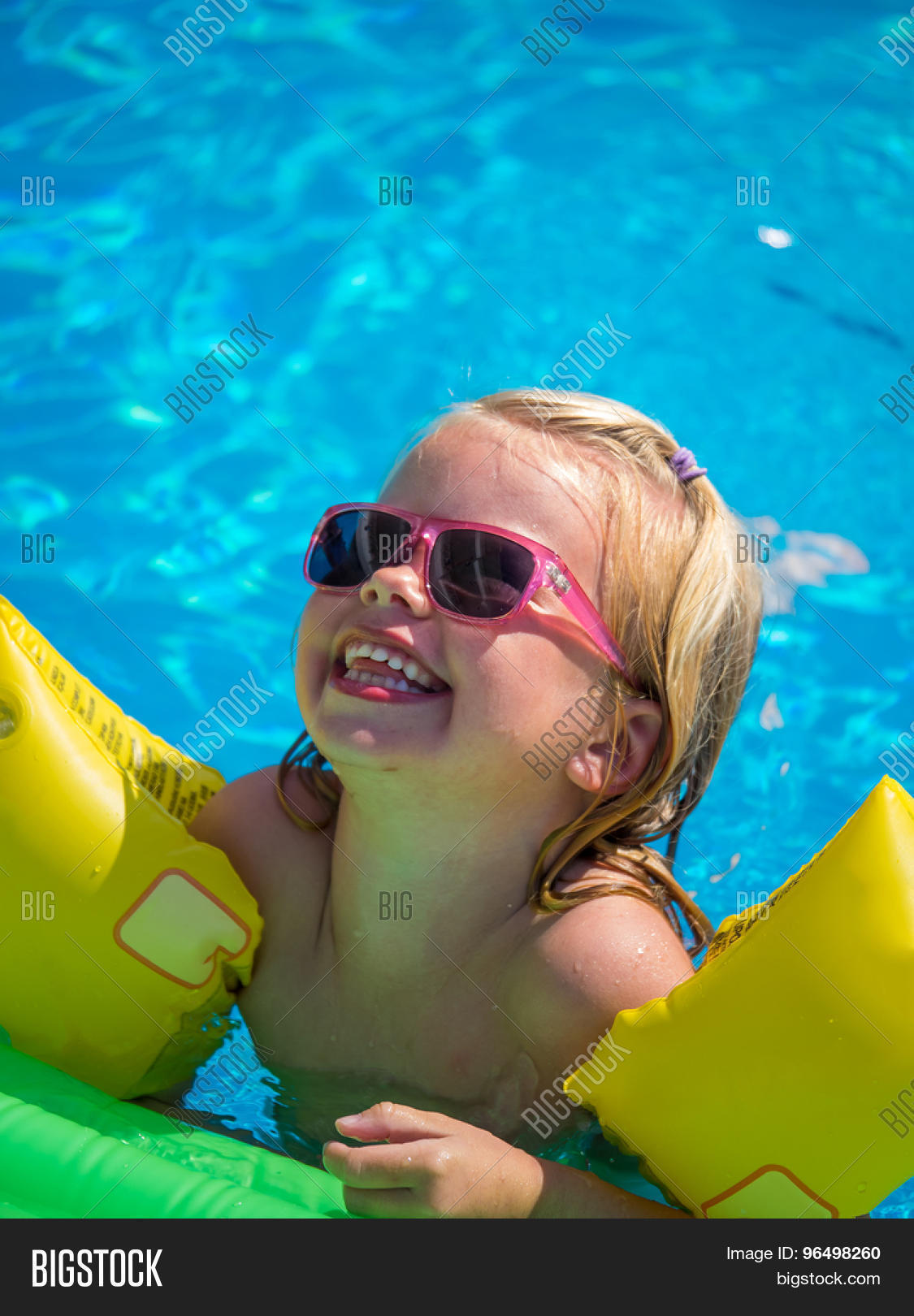Little Girl Swimming Image & Photo (Free Trial) | Bigstock
