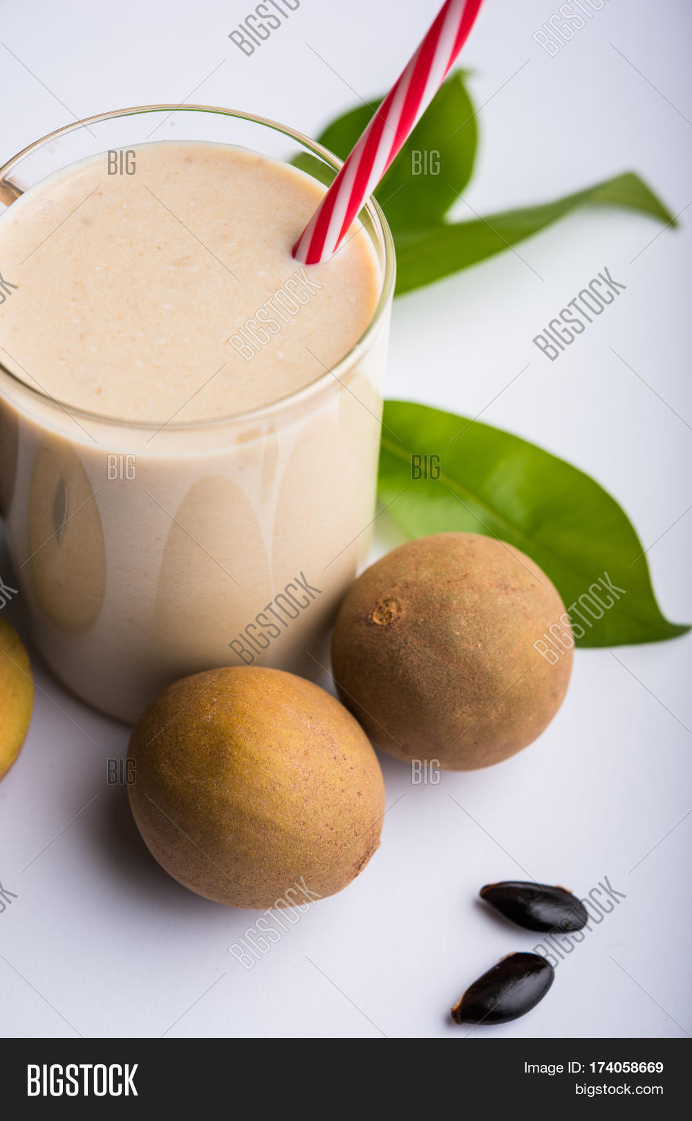 Tasty Healthy Chikoo Image & Photo (Free Trial) | Bigstock