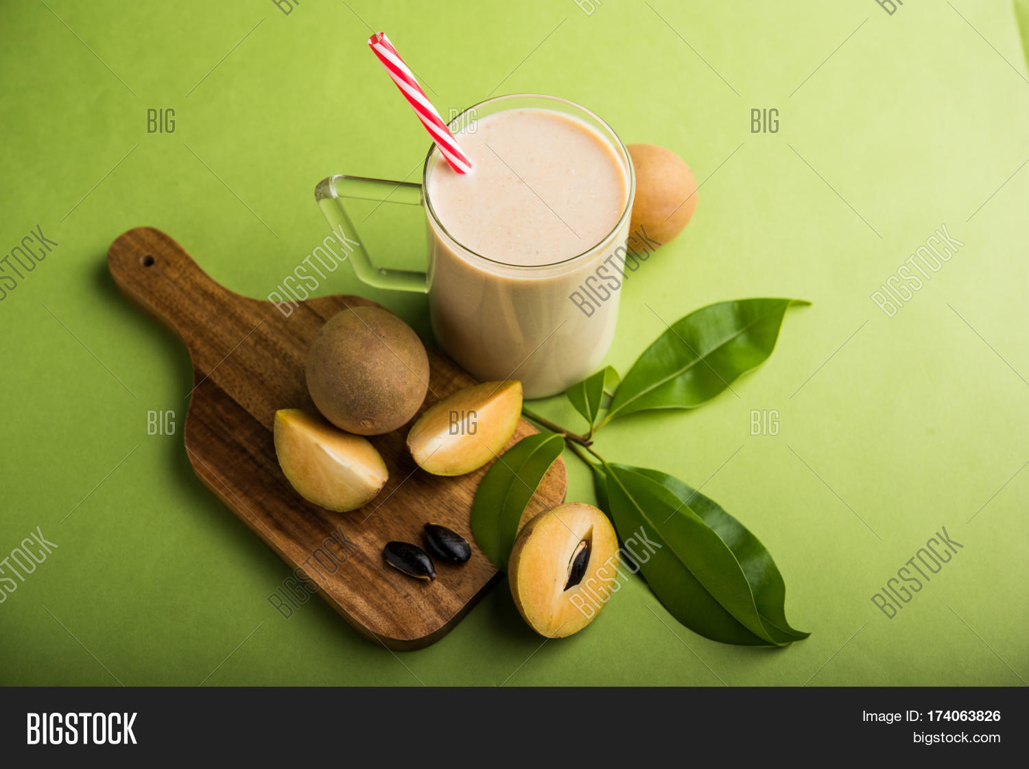 Tasty Healthy Chikoo Image & Photo (Free Trial) | Bigstock