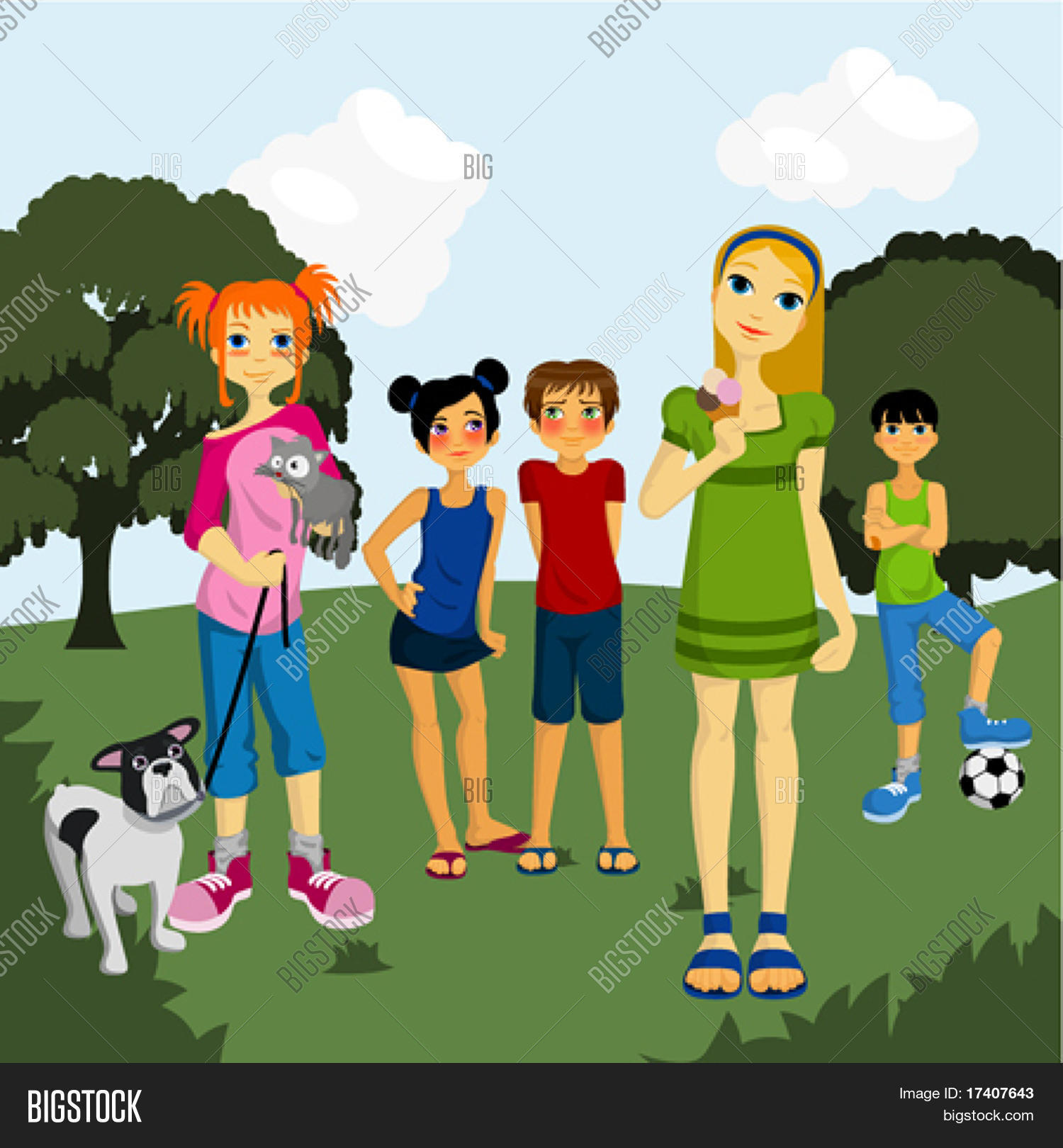 Cartoon Kids Vector & Photo (Free Trial) | Bigstock