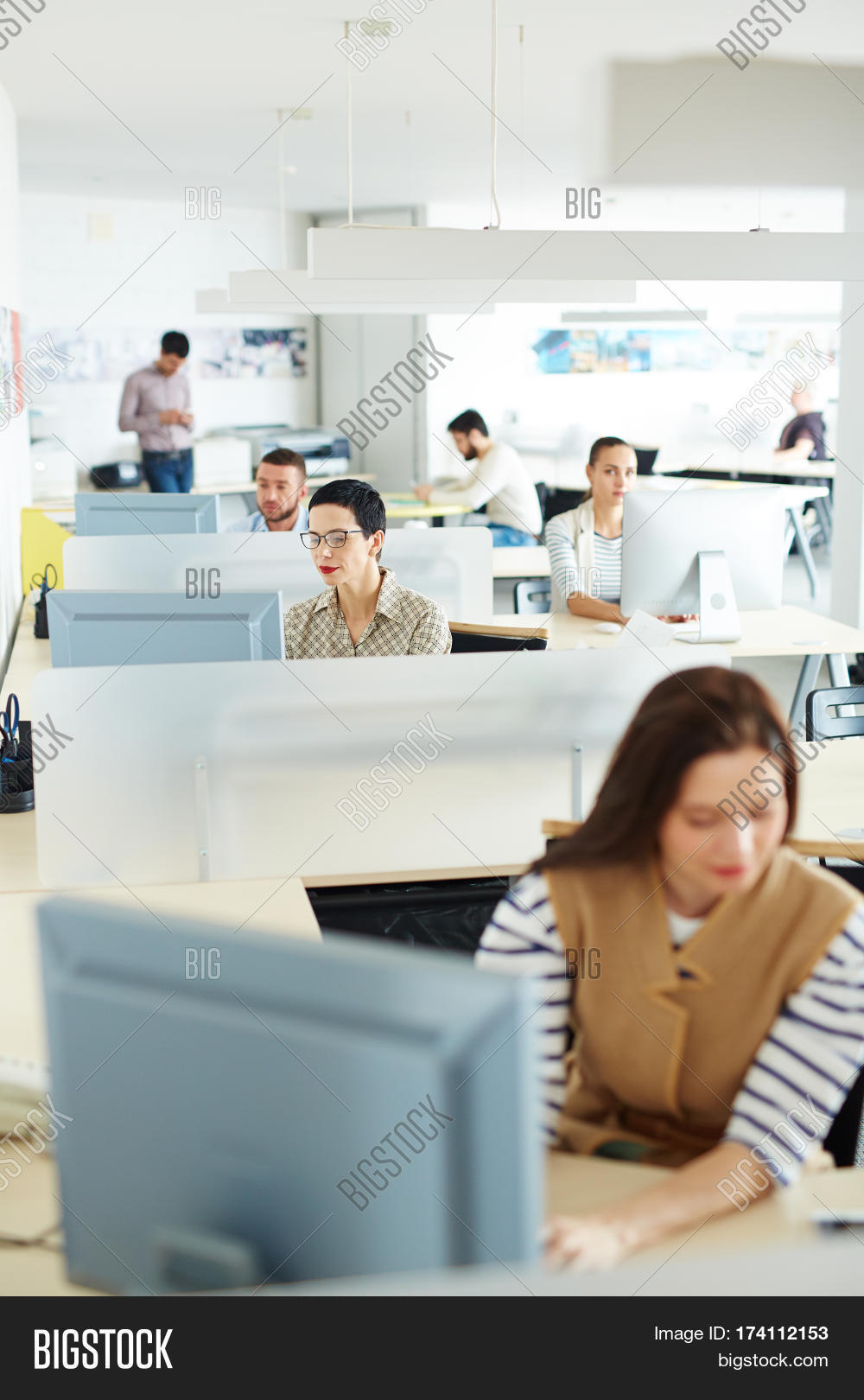 Separate Workplace Image & Photo (Free Trial) | Bigstock