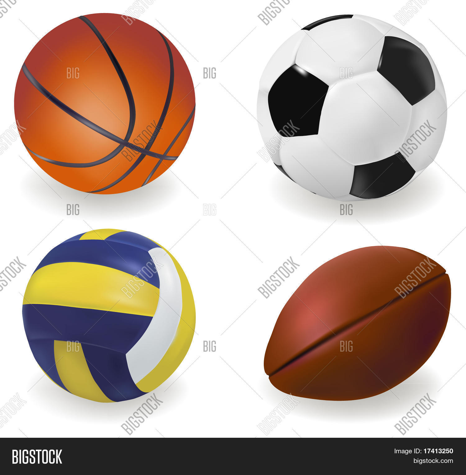 Set Sport Balls. Vector & Photo (Free Trial) | Bigstock