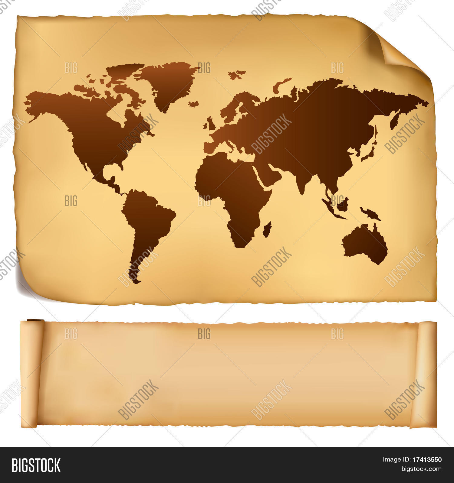World Map Vintage Vector & Photo (Free Trial) | Bigstock