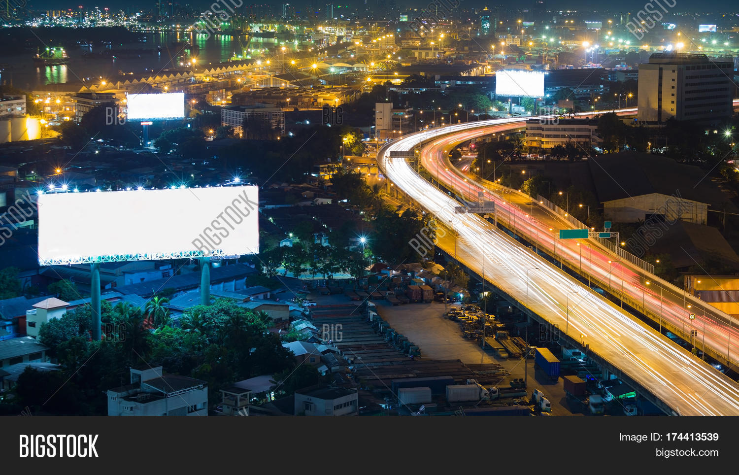 Night City Highway Image & Photo (Free Trial) | Bigstock