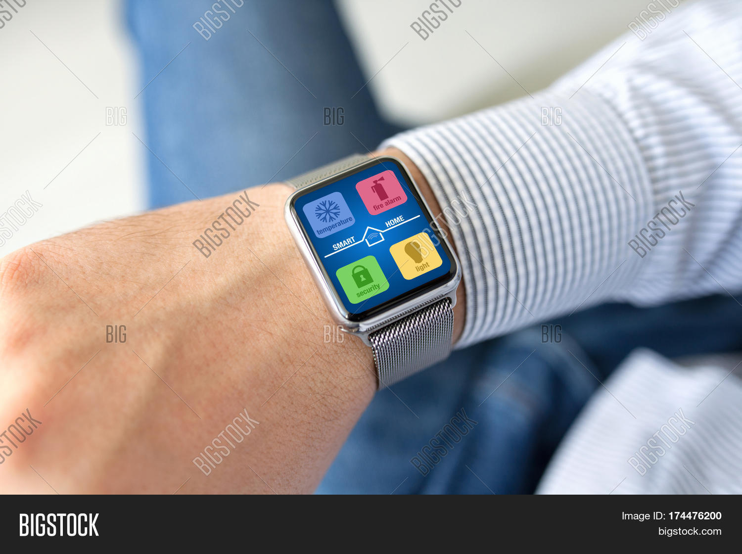 Man Hand Watch App Image & Photo (Free Trial) | Bigstock